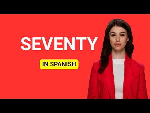 How To Pronounce "Seventy" In Spanish Language ? How to Say "Seventy" in Spanish #spanishlessons