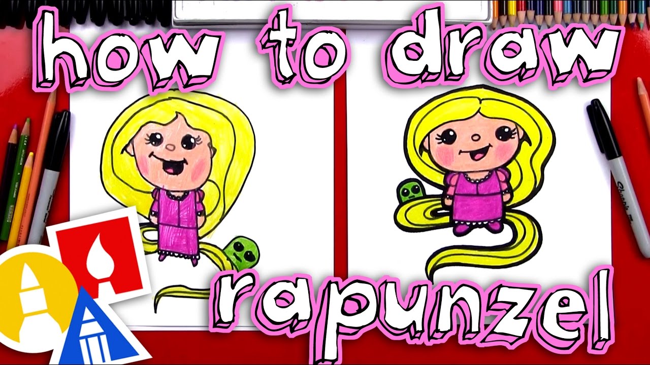How To Draw Cartoon Rapunzel