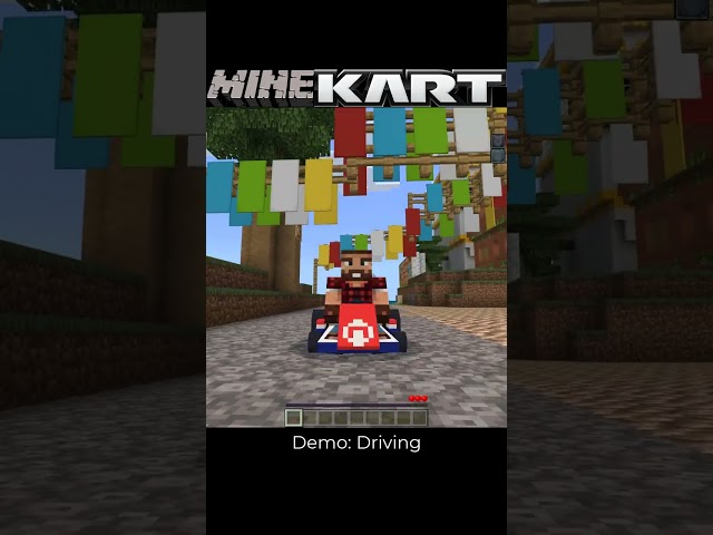MineKart (Bedrock Addon) Minecraft Mod