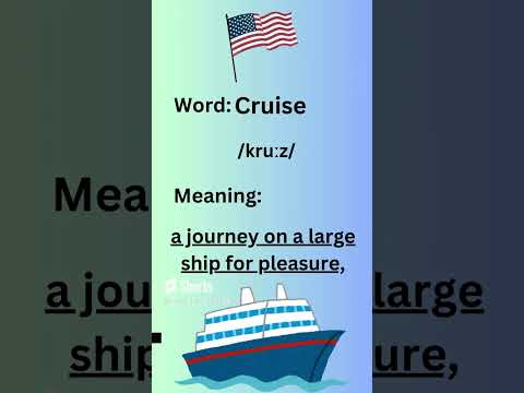How to Pronounce Cruise in American Accent #learning #learnenglish