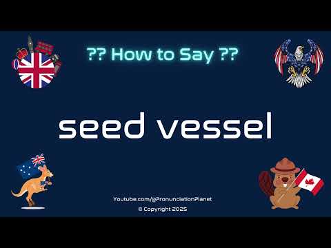 🌱 🚢 How to Pronounce seed vessel? (CORRECTLY) | Pronunciation Planet