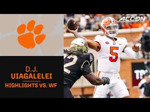 Clemson's DJ Uiagalelei Has A Game For The Ages Versus Wake Forest
