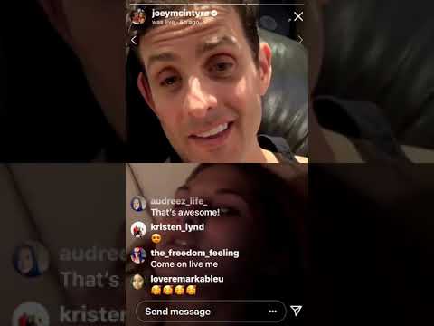 JOEY MCINTYRE LIVE INSTAGRAM COOL 😎