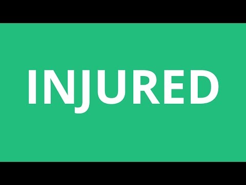 How To Pronounce Injured - Pronunciation Academy