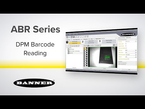 Expert Training - Direct Part Marking Reading with Banner ABR Barcode Readers