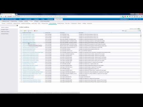 ISE 2.1 profiler work center overview