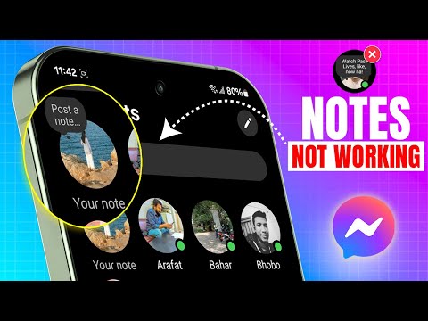 Fix Messenger Notes Not Showing on Messenger on Android | Messenger Issues | Android Tips