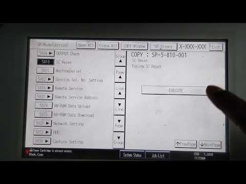 Ricoh Copier Error Code SC552 SC 552 Troubleshooting Fix