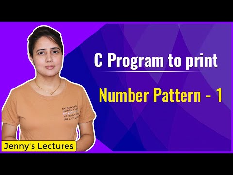 Learn Number Pattern 1 | Printing Pattern in C | C Programming Tutorials - Mind Luster