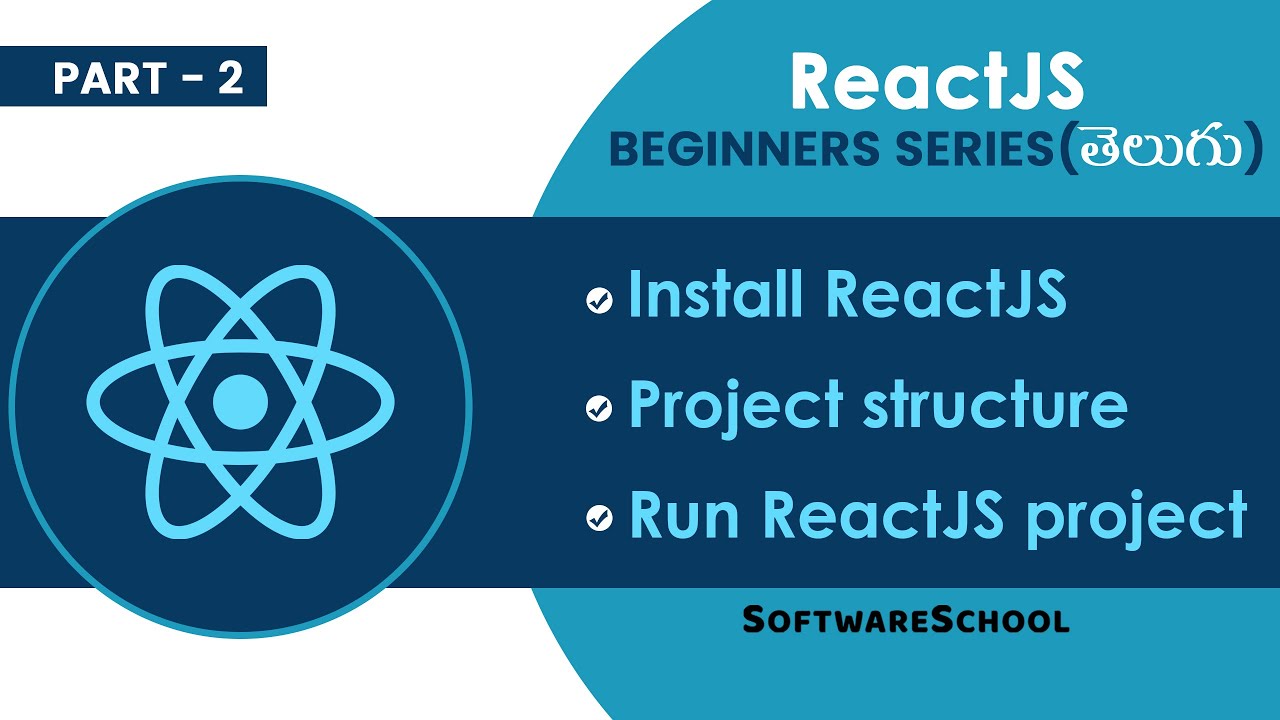 ReactJS Telugu Tutorial For Beginners: Create Project & Project Structure - Part 2 #reactjstutorial