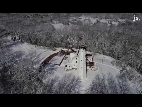 Milwaukee’s winters are spectacular when seen from a drone point of view