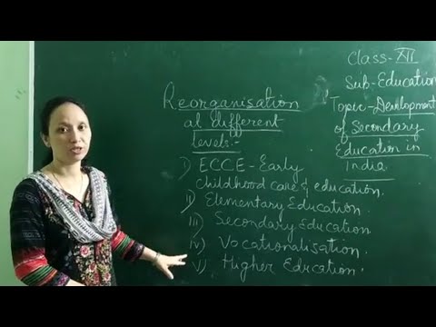 CLASS 12 | EDUCATION | DEVELOPMENT OF SECONDARY EDUCATION IN INDIA