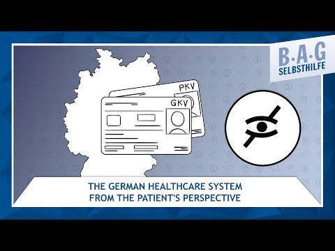 The German healthcare system explained simply. (With audio description)