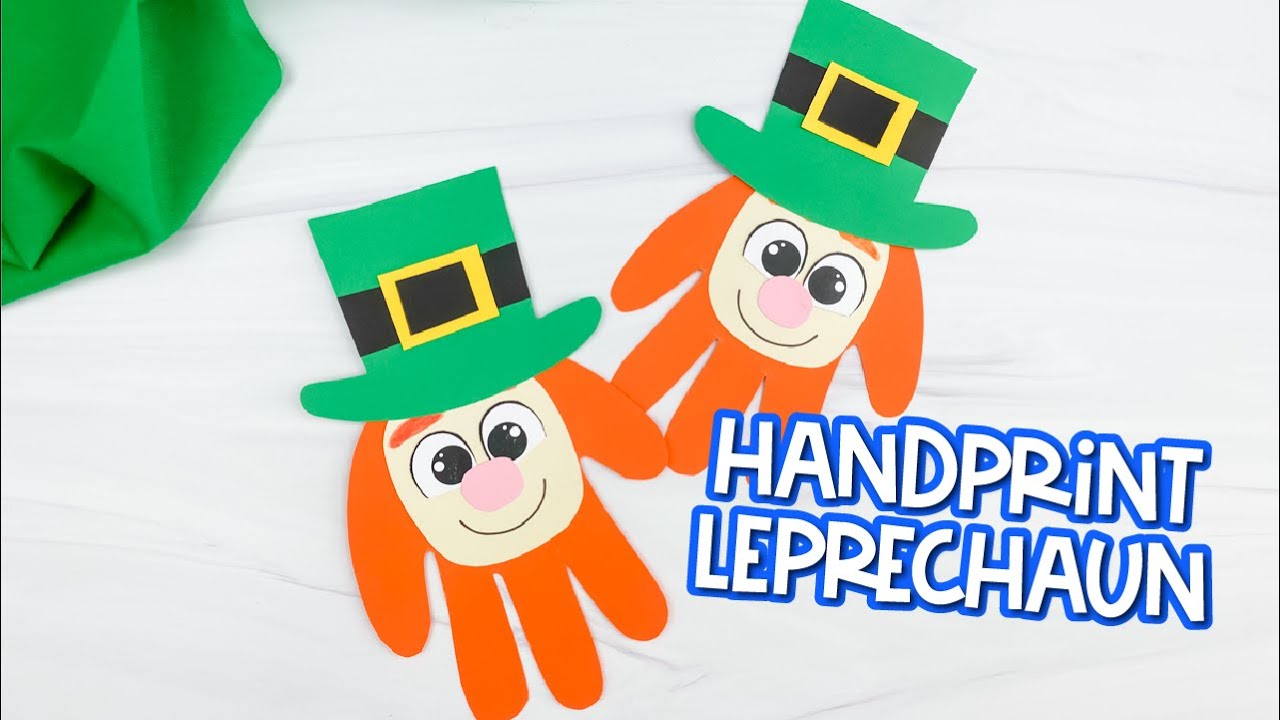 Handprint Leprechaun Craft For Kids