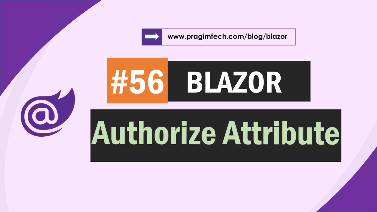Blazor authorize attribute