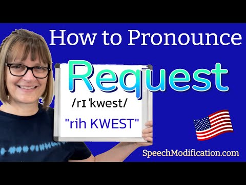 How to Pronounce Request and Requests