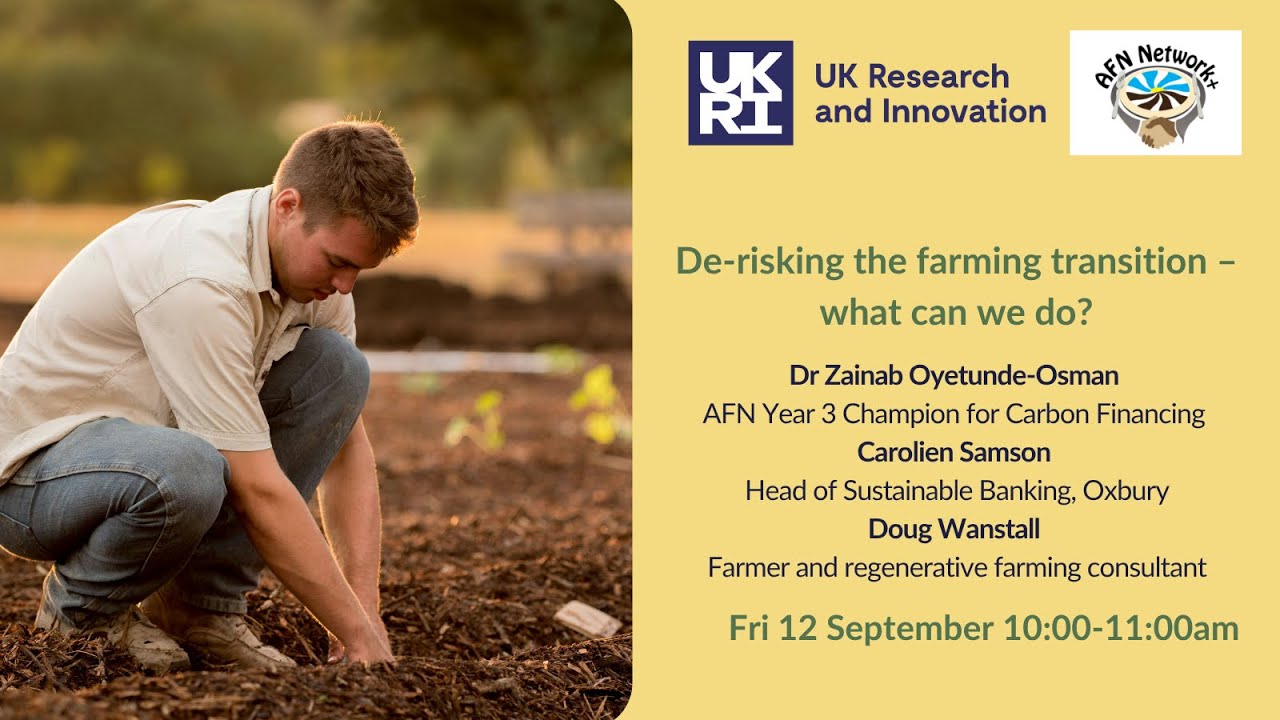 De-risking the farming transition – what can we do?