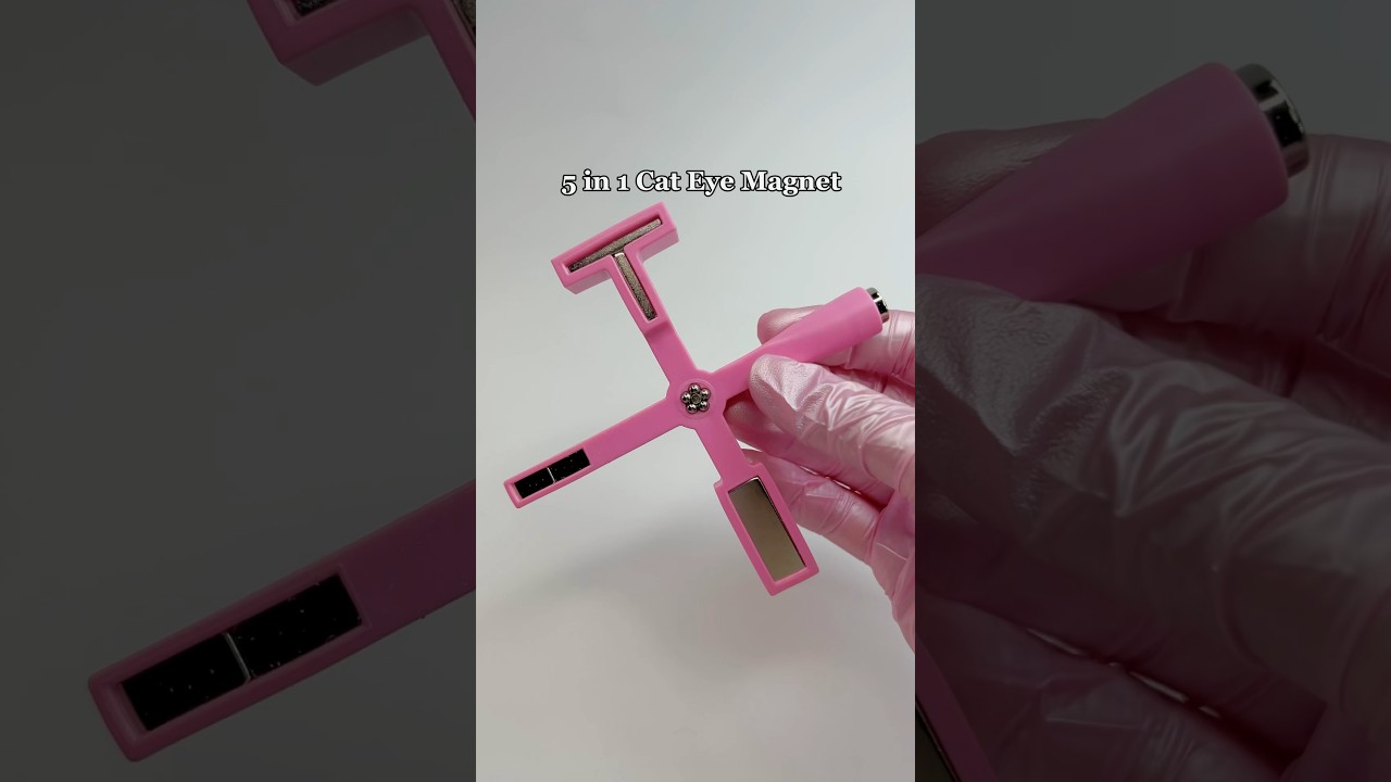 How To Do Cool Cat Eye Designs! #cateyenails #nails #dailycharme