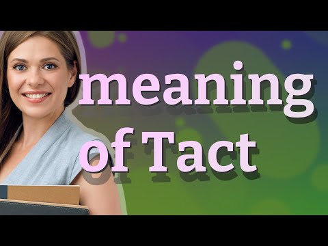 Tact | meaning of Tact