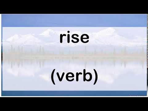 462 rise verb