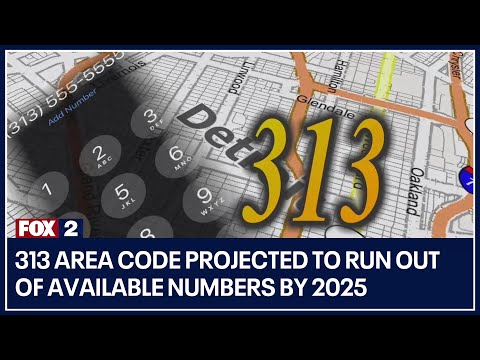 313 area code projected to run out of available numbers by 2025