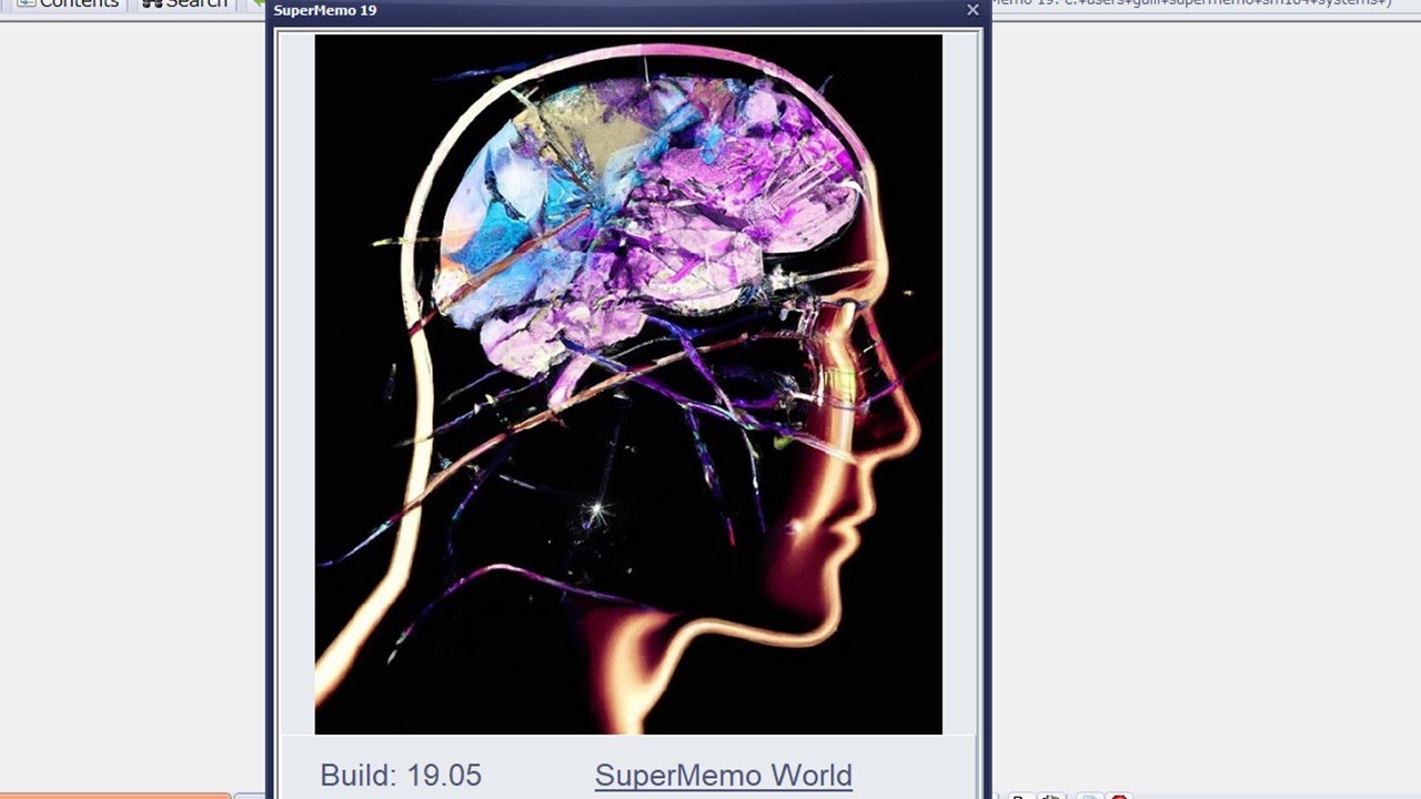 How To Restore Default Splash Image in Supermemo