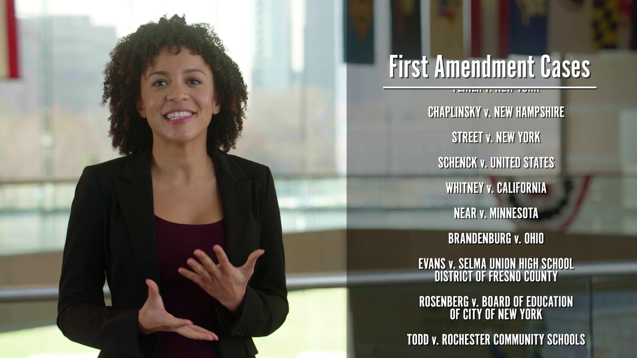 First Amendment Overview: Part II