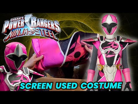 Unboxing: Power Rangers Ninja Steel Pink Ranger Original Costume Prop