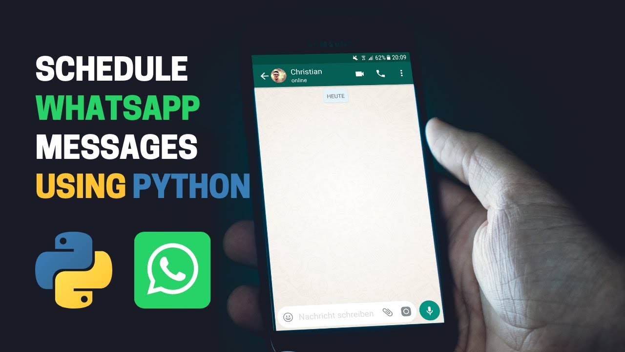 Schedule  Whatsapp message using python