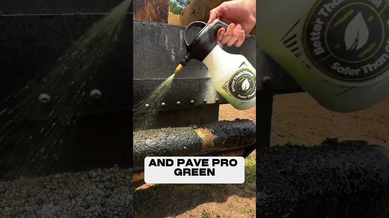 Hardened asphalt like this used to mean hours of scraping. Not anymore.