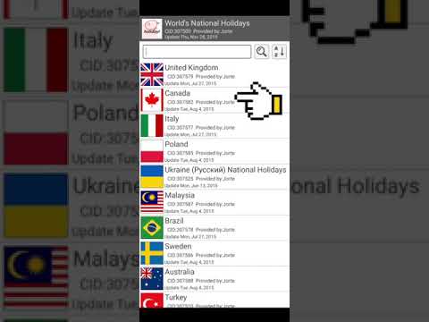 How do I delete/remove National Holidays (and add a new region’s holidays)_Android