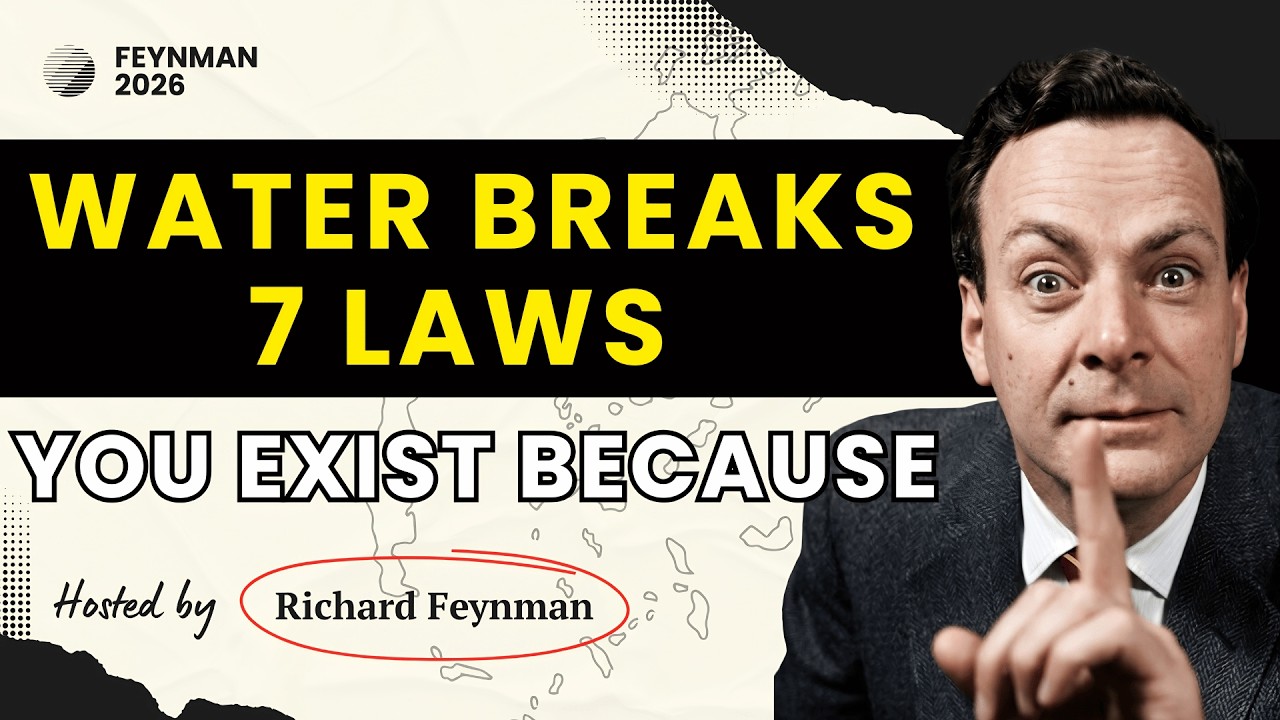 Why WATER Breaks 7 Laws of Physics — And Why YOU Exist Because of It| Feynman 2026