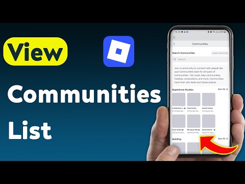 How to View Communities List in Roblox App (Updated)