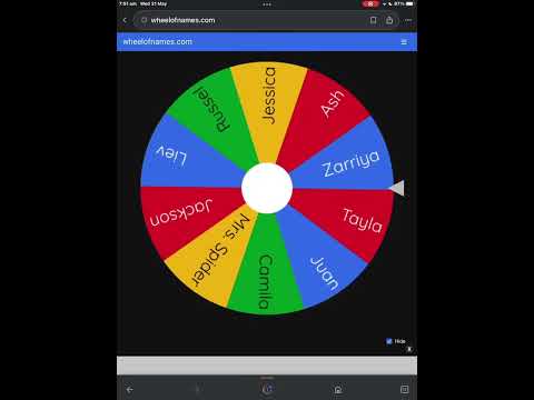 Wheel of names