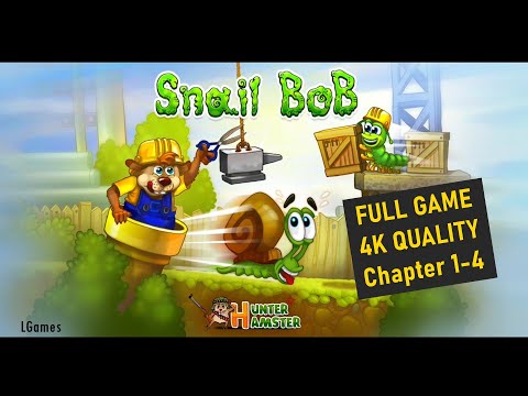 Snail Bob (ALL LEVELS / full gameplay)