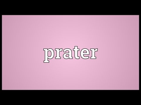 Prater Meaning