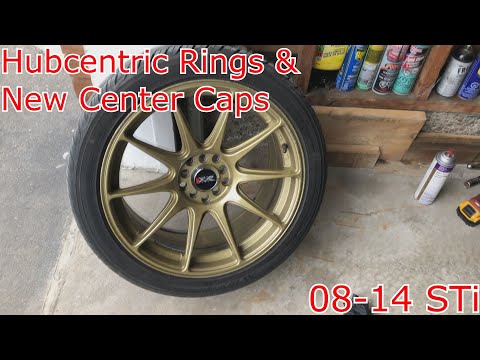 PROJECT STi: Installing Center Caps and Hubcentric Rings