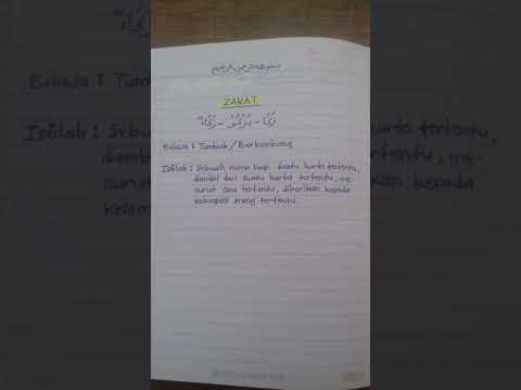 21.makna zakat secara bahasa dan istilah