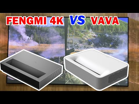 Vava 4K UHD Projector vs Fengmi 4K on ALR PET Crystal Projector Screen | august.liu21@gmail.com