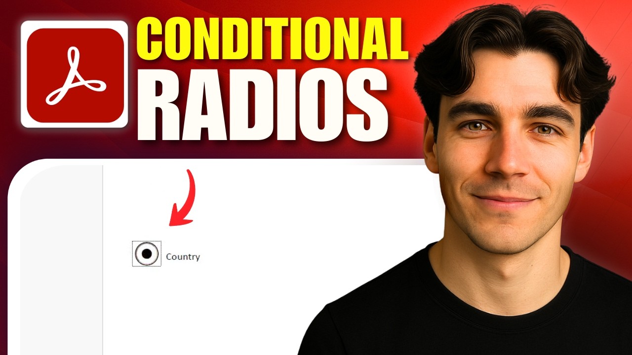 How To Set Conditional Radio Buttons In A Fillable PDF Form With Adobe Acrobat Pro DC(Tutorial 2026)