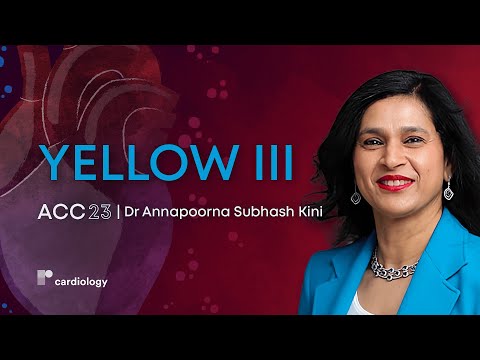 ACC 23: Effect of Evolocumab on Coronary Plaque Morphology: The YELLOW III Study