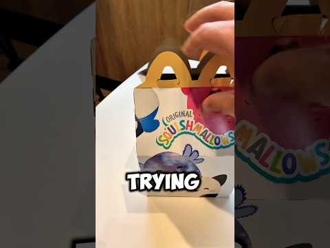 Today’s Squishmallow Happy Meal Toy! Part 12: Did we get the monster? #mcdonalds