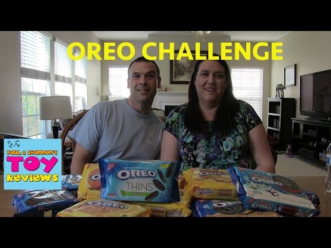 Oreo Cookie Challenge With Paul & Shannon | PSToyReviews