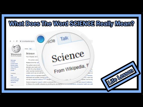 What Does The Word SCIENCE Really Mean - Is There Just ONE Science Or Is Science Evolving?