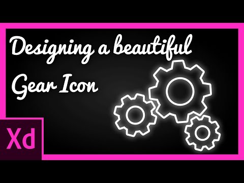 Designing a gear icon | XD