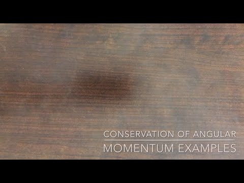 Conservation of Angular Momentum Examples