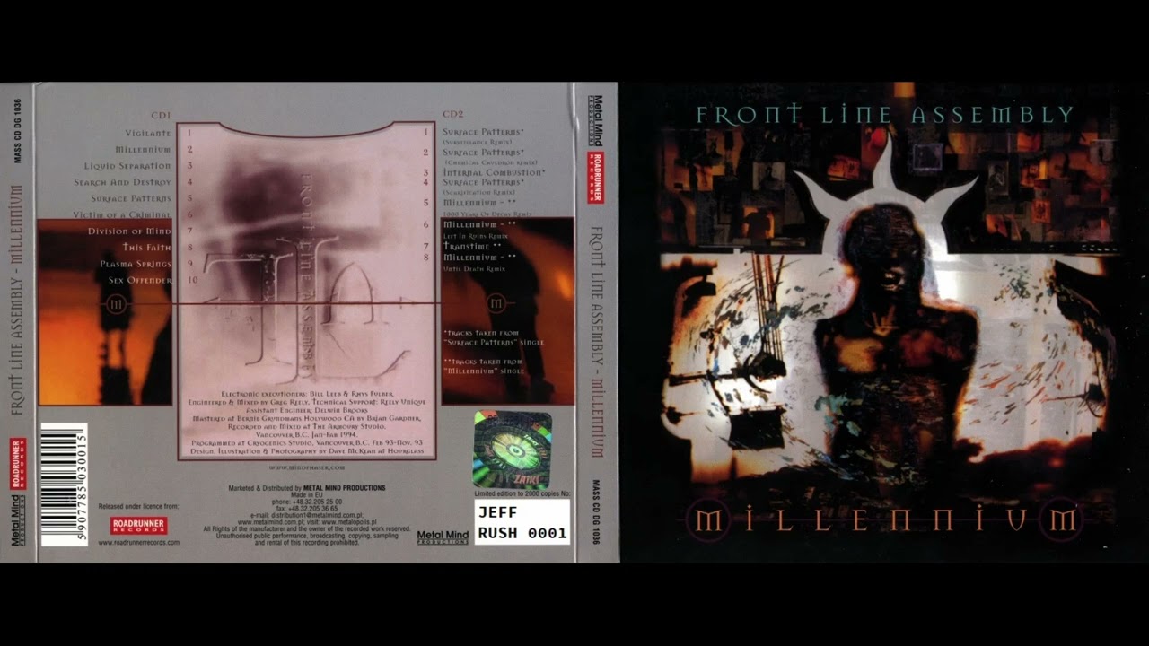 Front Line Assembly - Millennium (CD 2) (Full Album) (Metal Mind Productions) (2007)