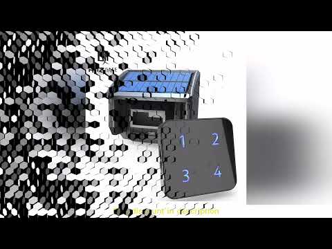 Latest Products You Must Know! HTZSAFE 400 Meters Solar Wireless Driveway Alarm Outdoor Weather-Re