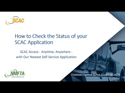 How To Check SCAC Application Status