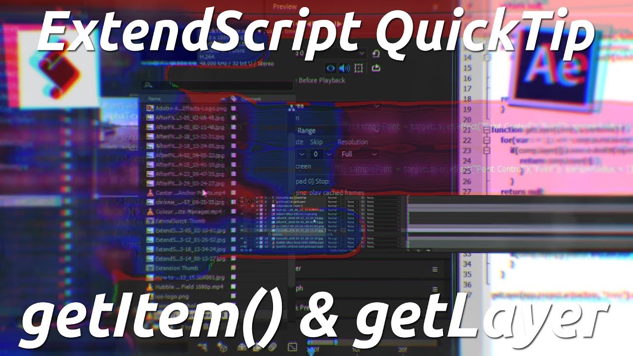 ExtendScript QuickTip - getItem() and getLayer()
